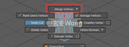 [Maya]Merge Vertices和Target Weld的区别